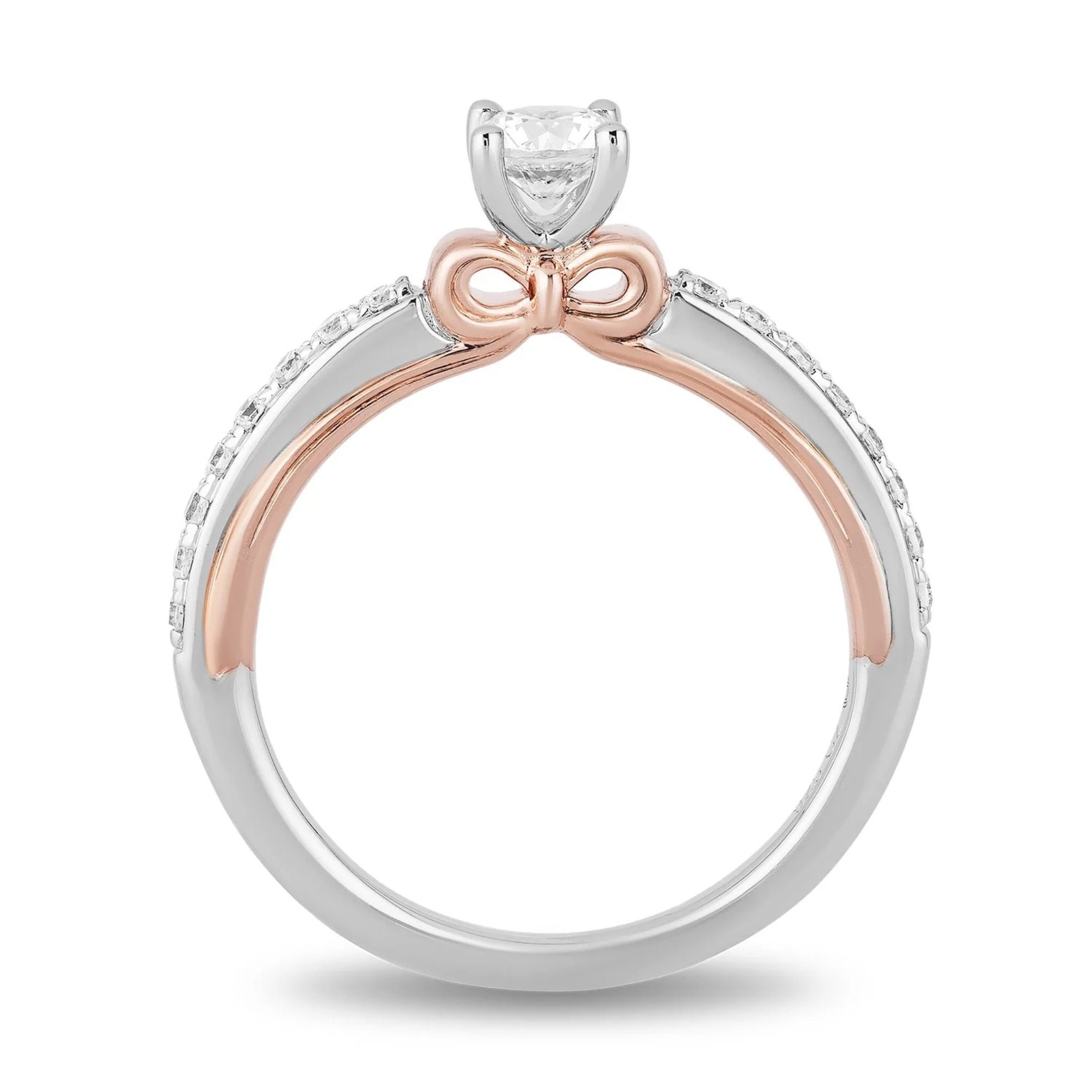 Enchanted Disney Snow White Diamond Timeless Engagement Ring in Two ...