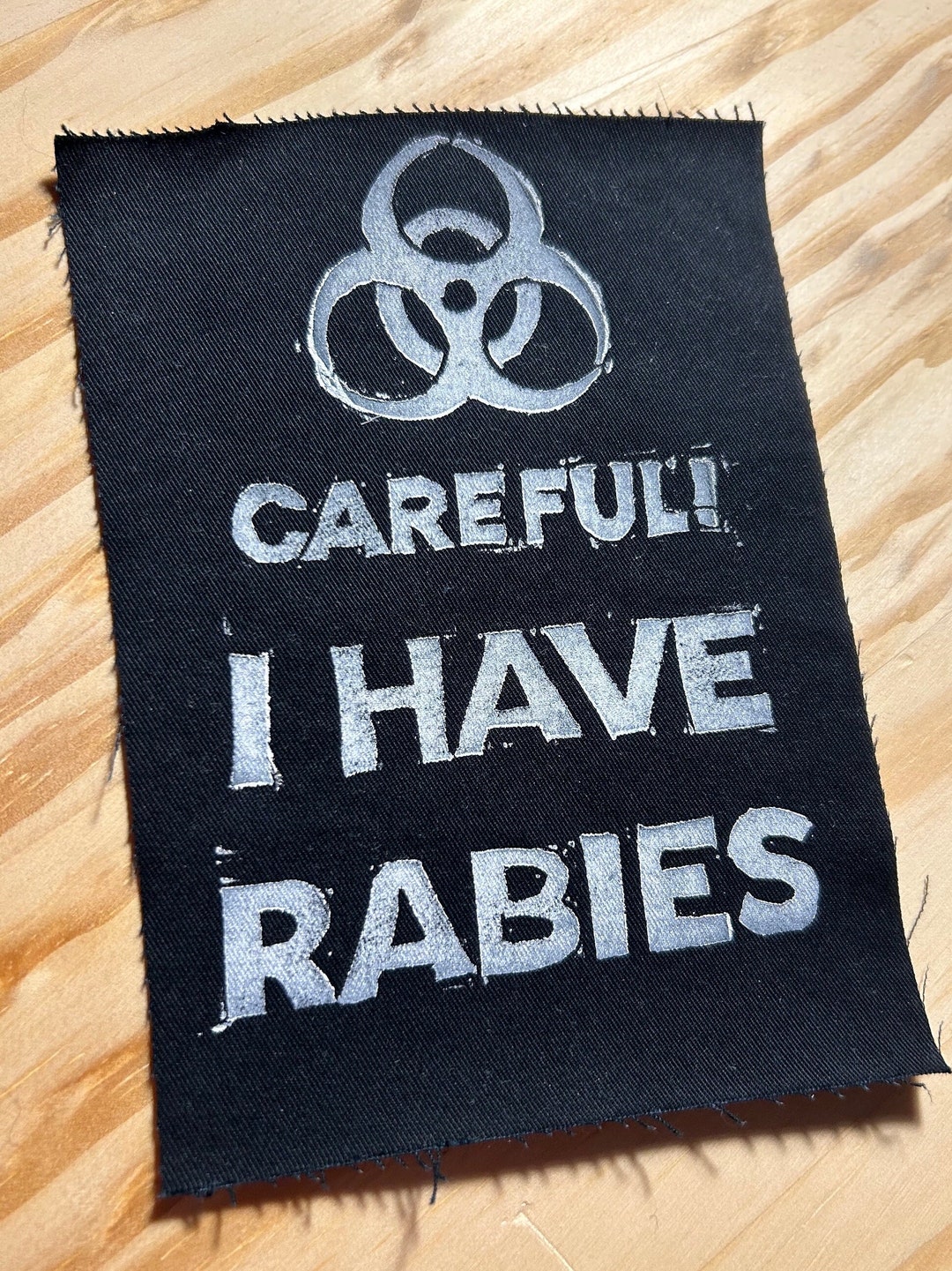 Rabies Punk Patch - Etsy