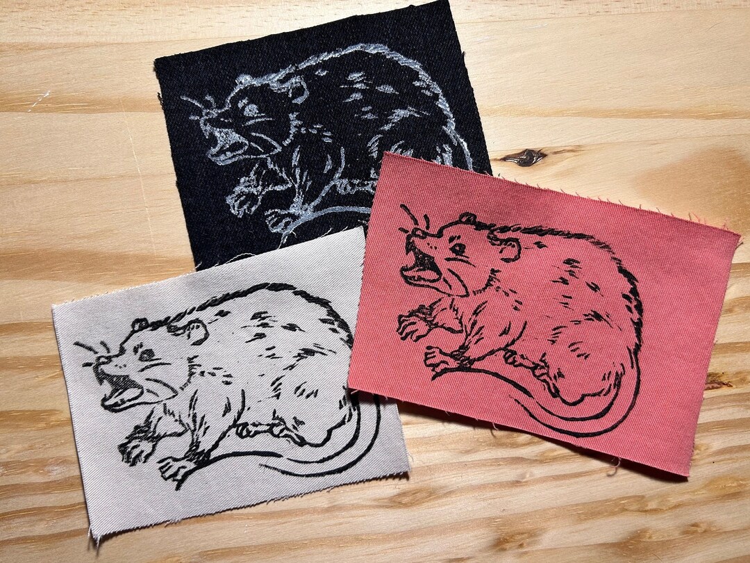 Opossum Punk Patch - Etsy