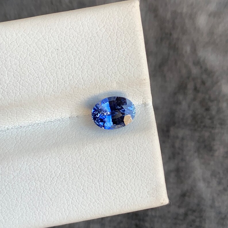 1.40ct Natural Sri Lankan Blue Sapphire, Cornflower Blue Sapphire ...