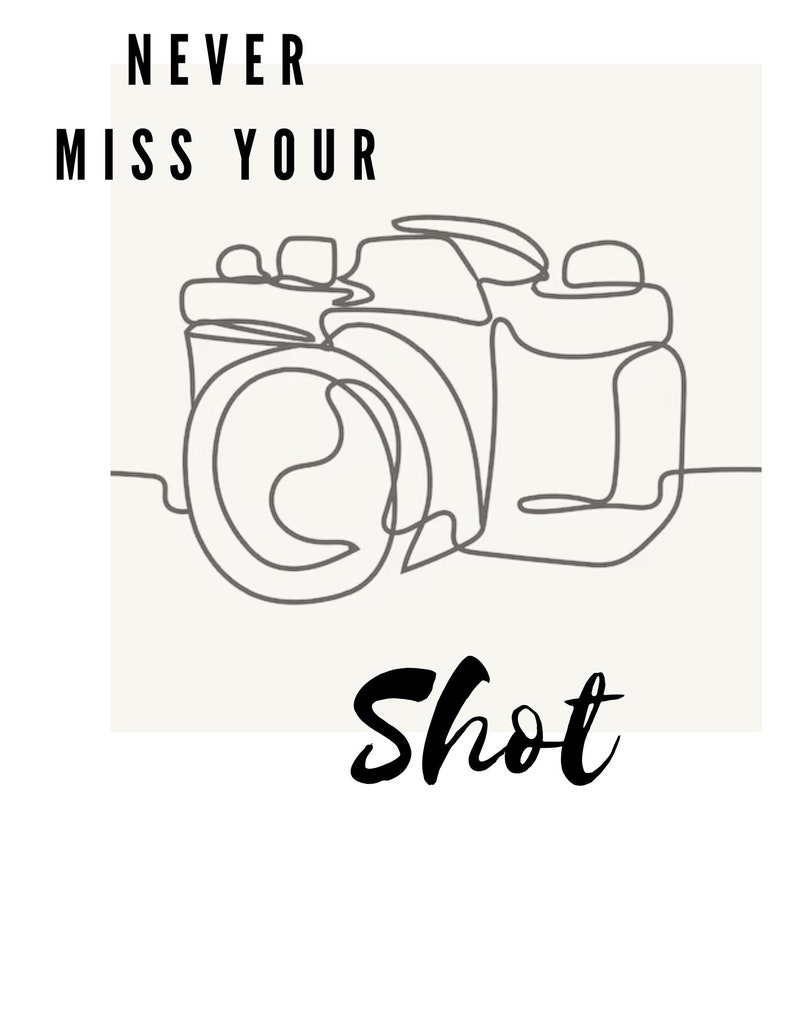 Never Miss Your Shot Printable - Etsy