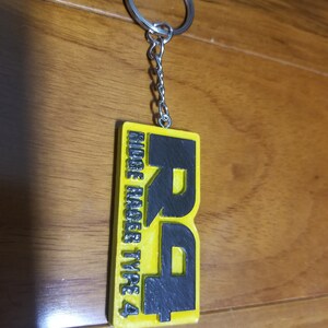 3D Printed Ridge Racer Type 4 Logo Keychain (yellow/black) - Etsy