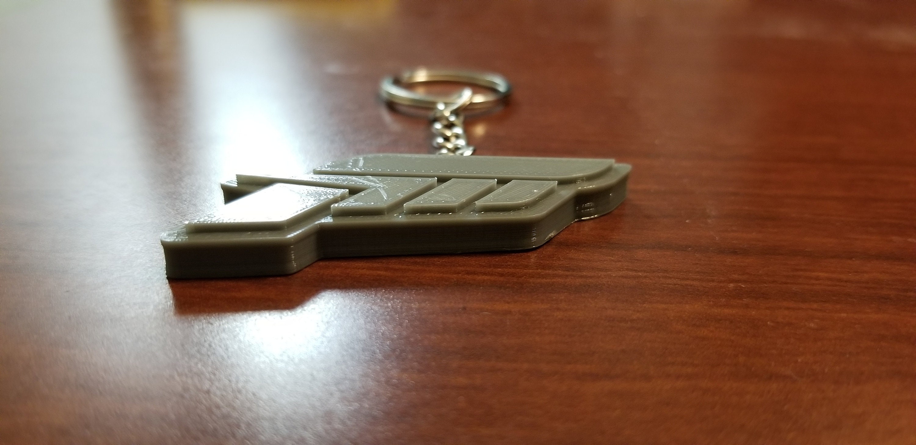 3D Printed Forza Logo Keychain unpainted - Etsy