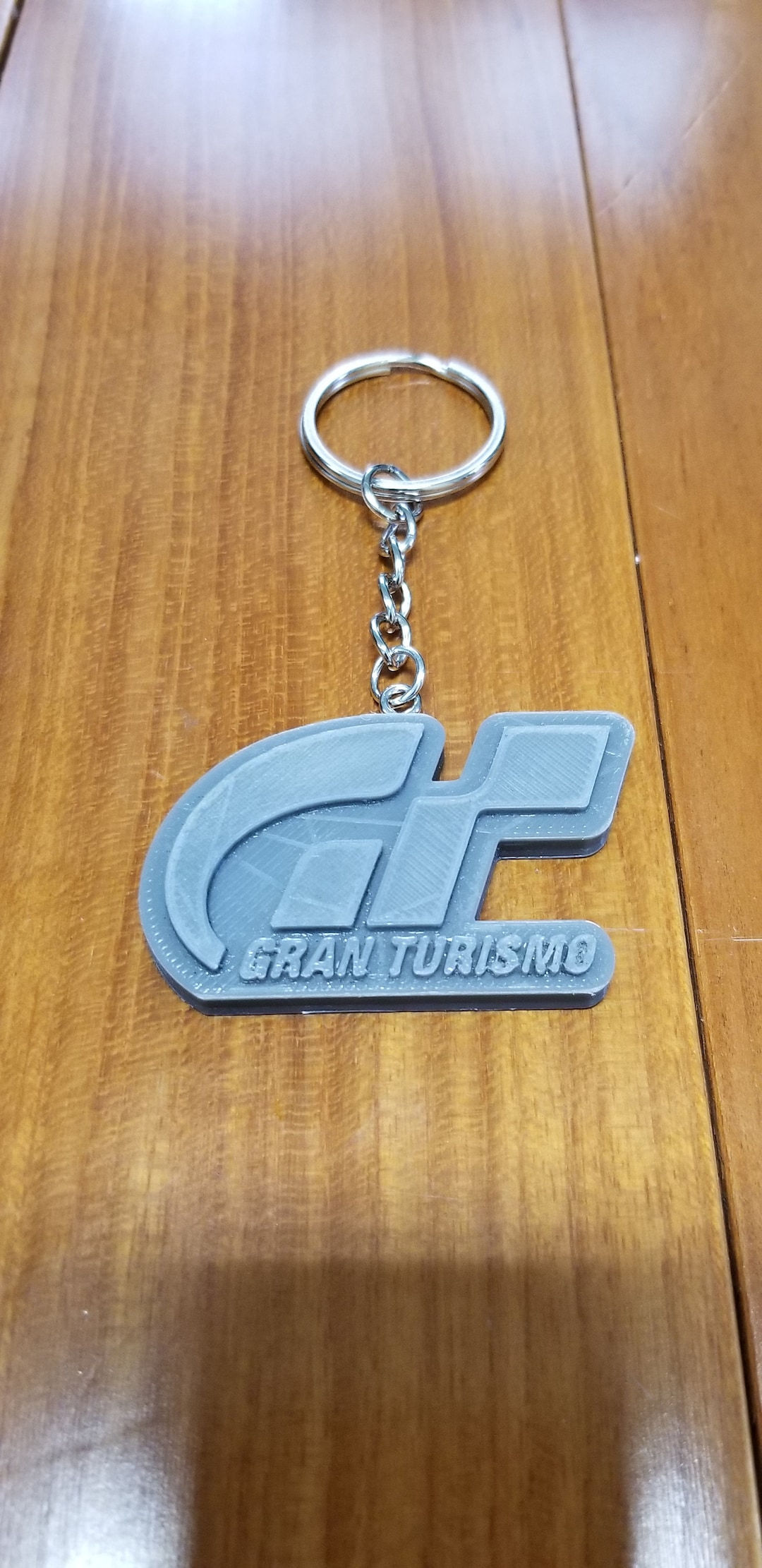 3D Printed Gran Turismo Logo Keychain unpainted - Etsy