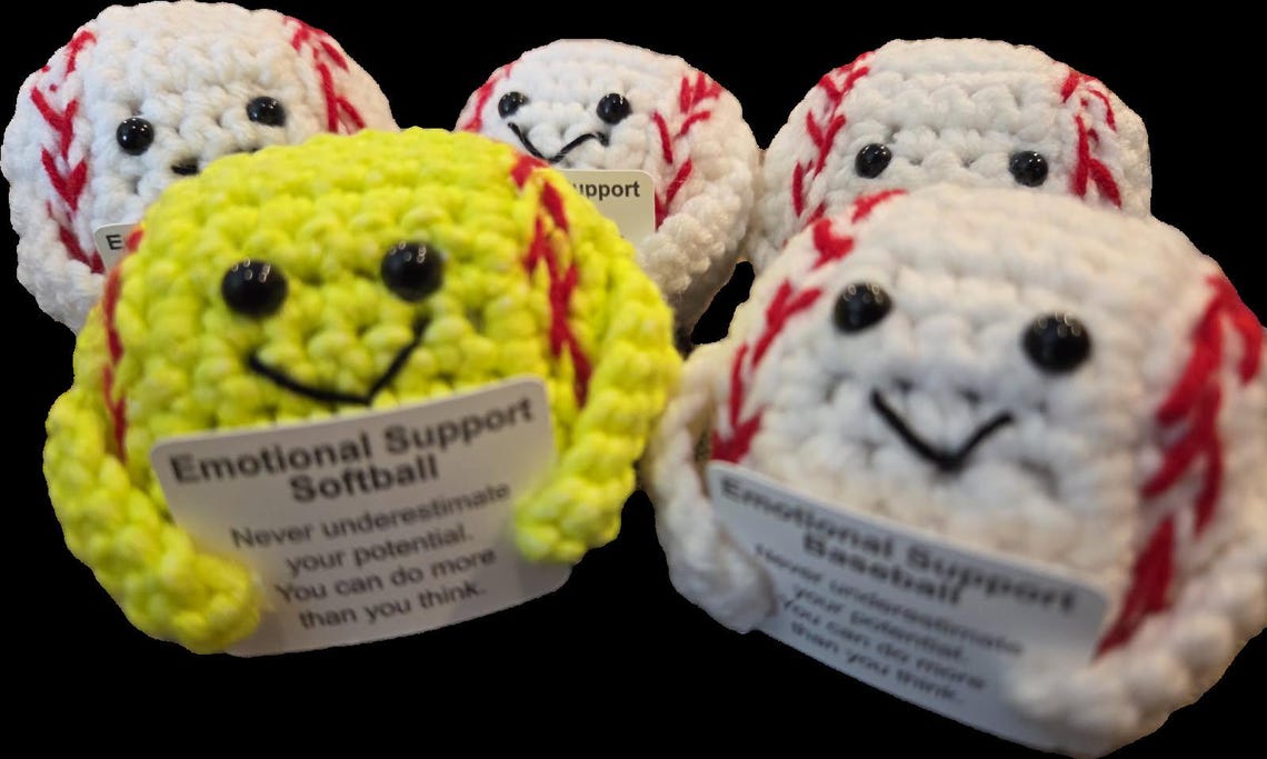 Softball/baseball Inspirational Plush Crochet Pattern *INSTANT PDF ...