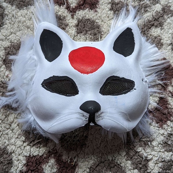 Japanese Cat Mask - Etsy