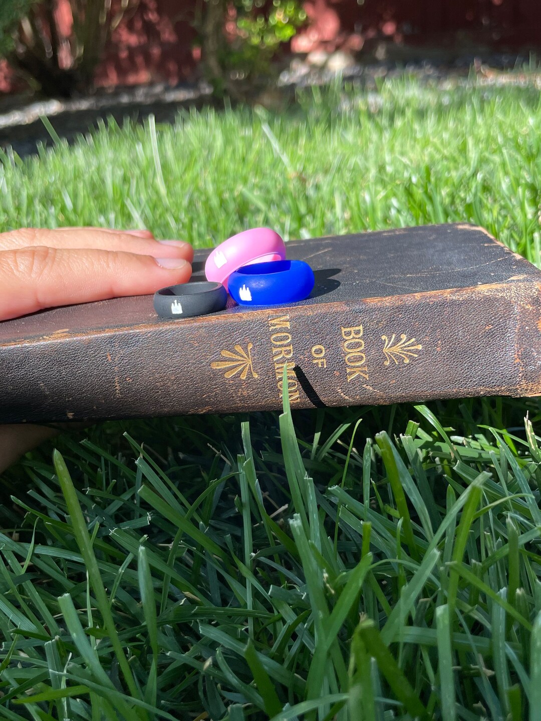 Blue Lds Temple Silicone Ring Size 10 Mormon Temple Etsy