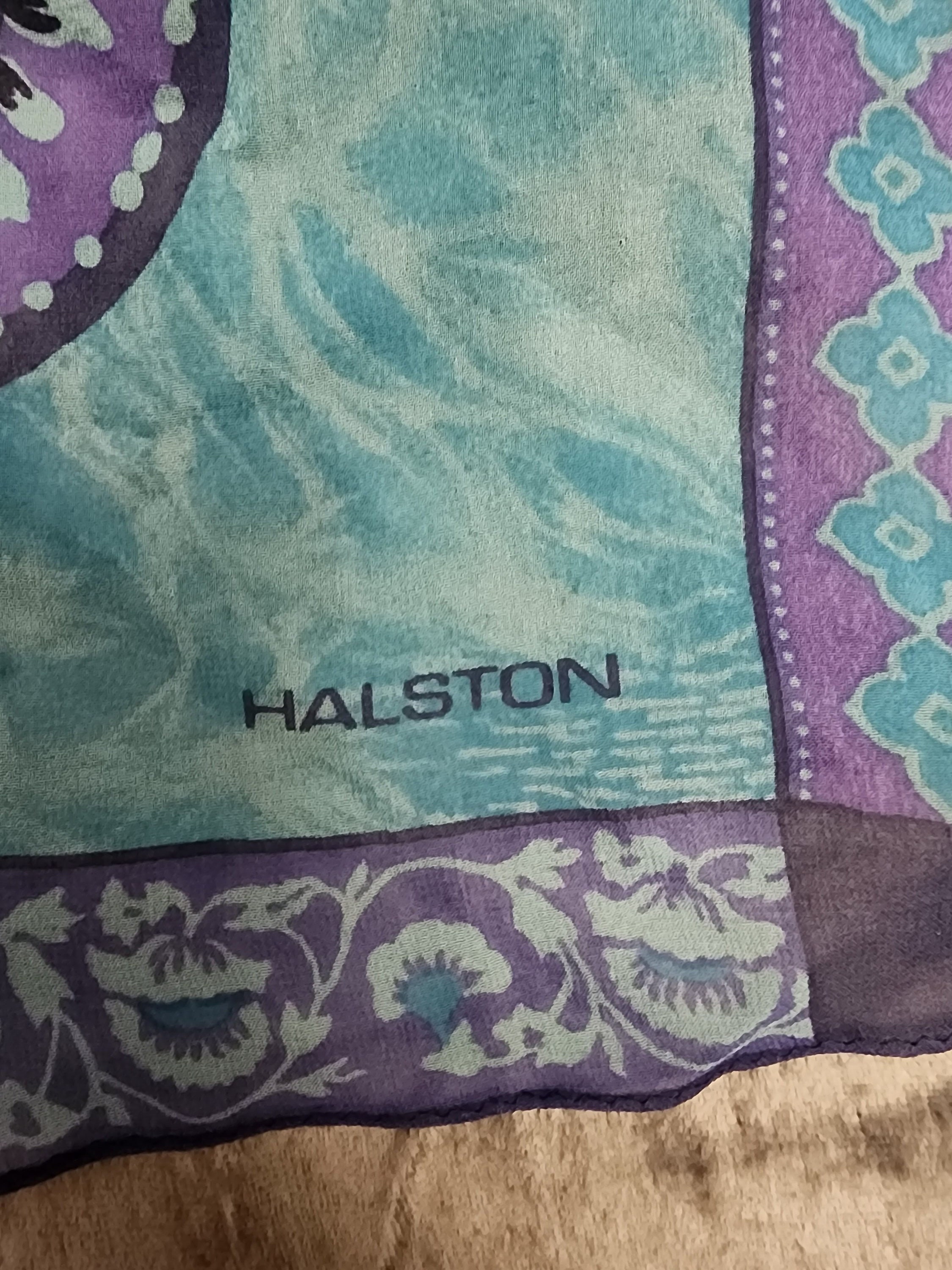 Retro Halston Scarf - Etsy
