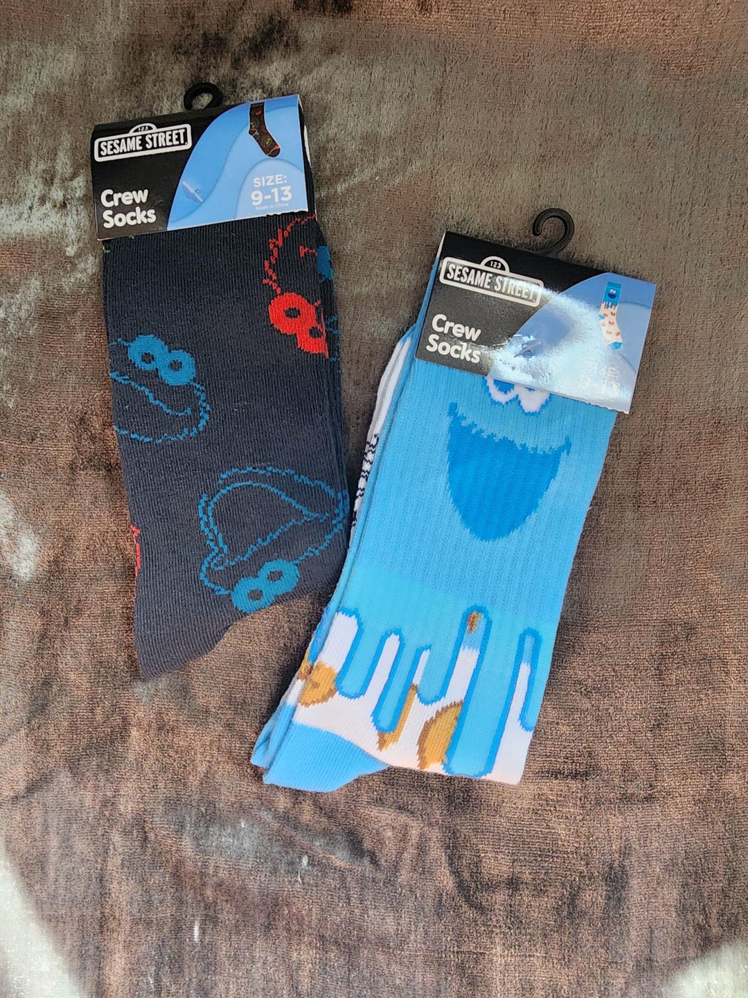 Cookie Monster Sock Set - Etsy