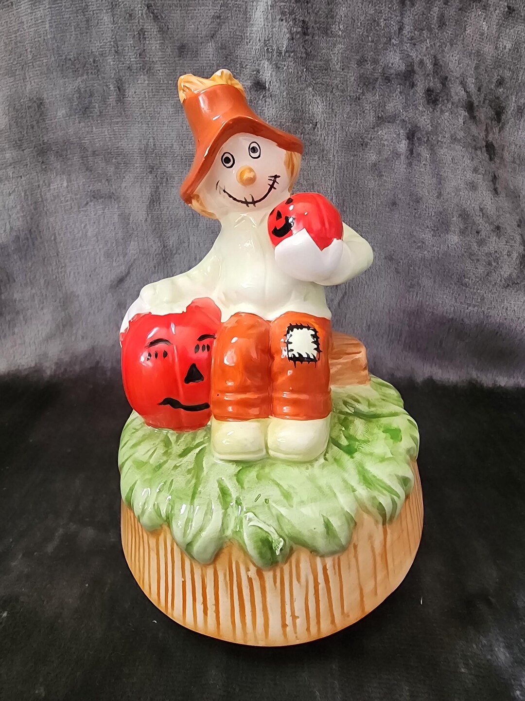 Vintage Halloween LEGO Scarecrow Musical Statue- Frank Sinatra's ...