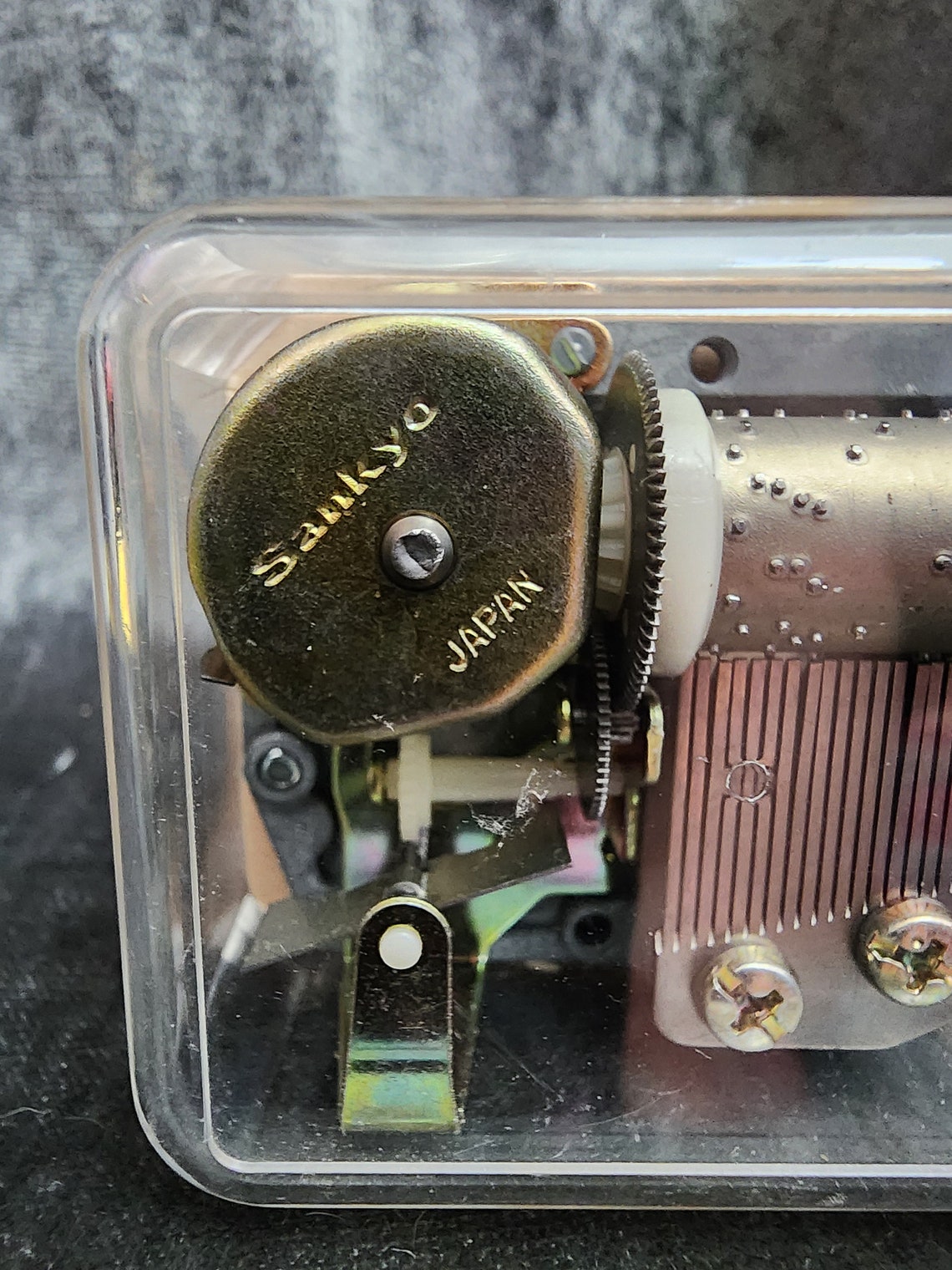 Sankyo Japan Music Box candy Man - Etsy