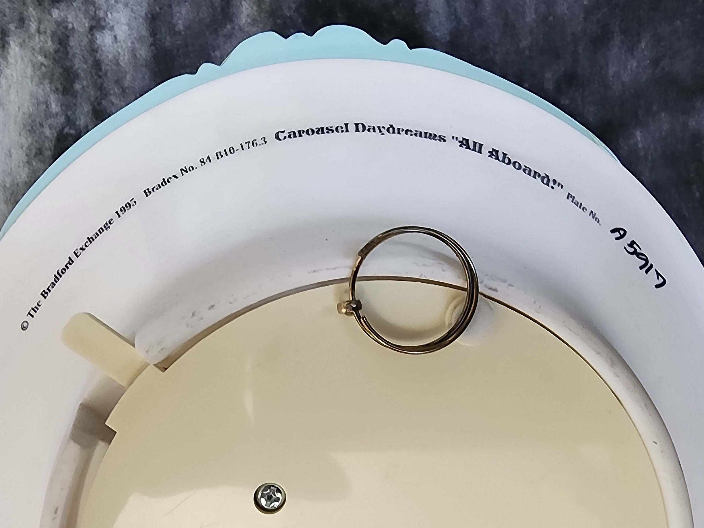 Bradford Exchange Musical Carousel Plate - Etsy