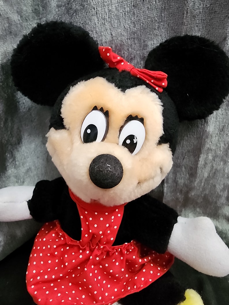 Retro Minnie Mouse Stuffed Animal From Disney World - Etsy