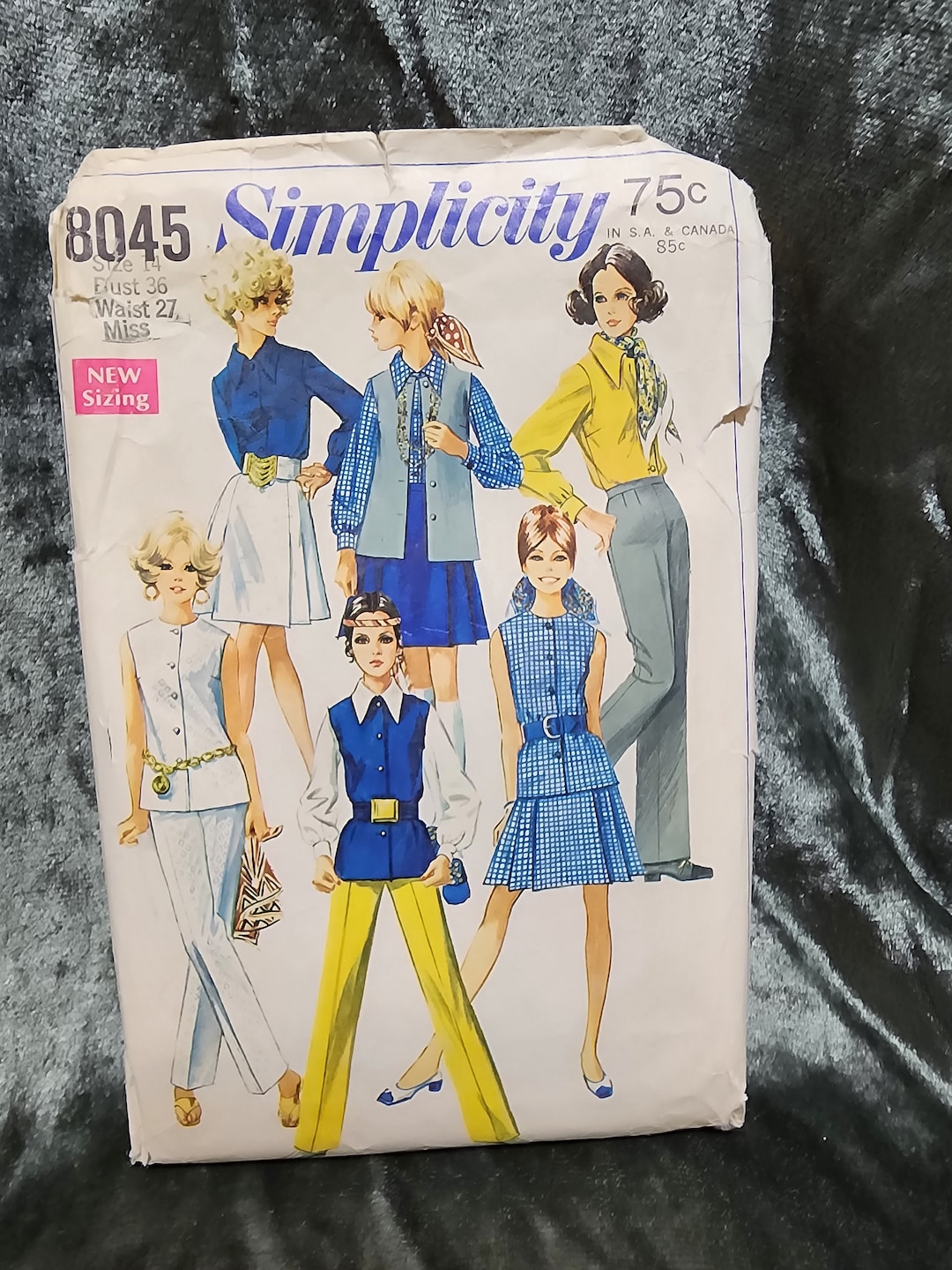 1968 Woman's Simplicity Sewing Pattern - Etsy