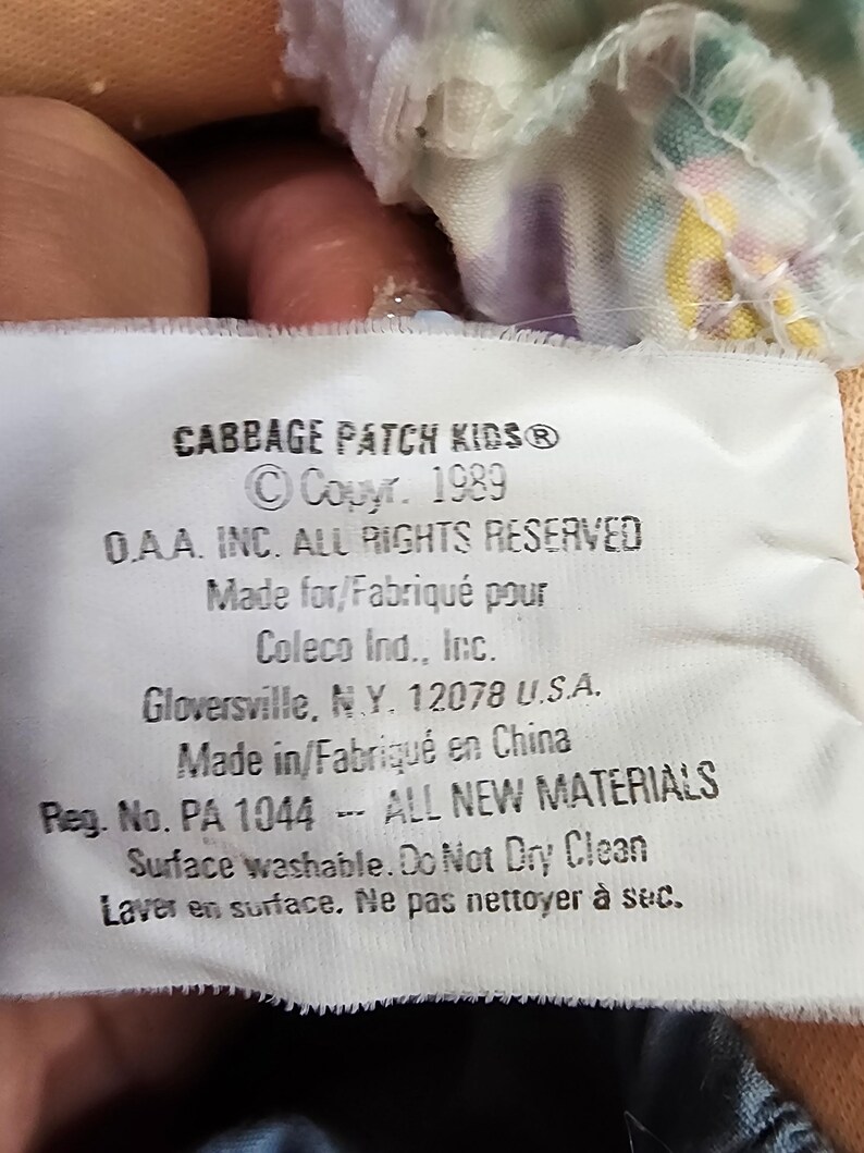Retro Cabbage Patch Doll - Etsy