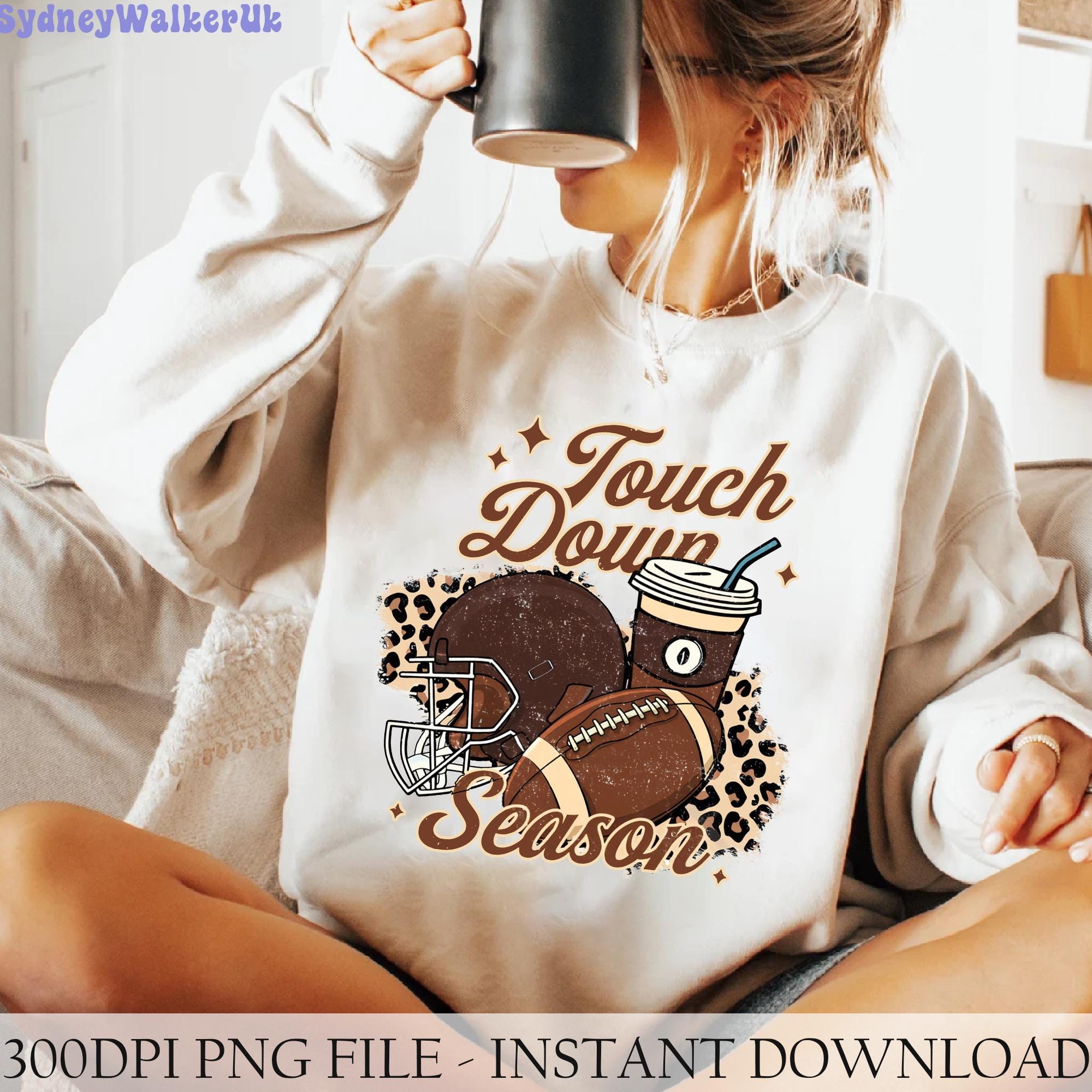 Touchdown Season Fall Football Png, Retro Football Png, Football Sport ...