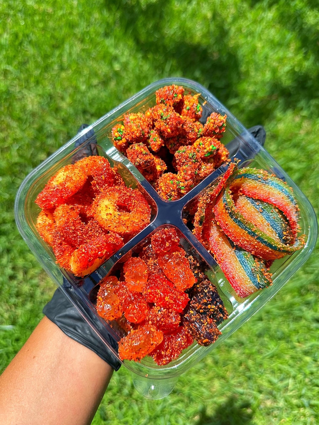 Pika Quad Platter- Chamoy Candies-dulces Enchilados - Etsy