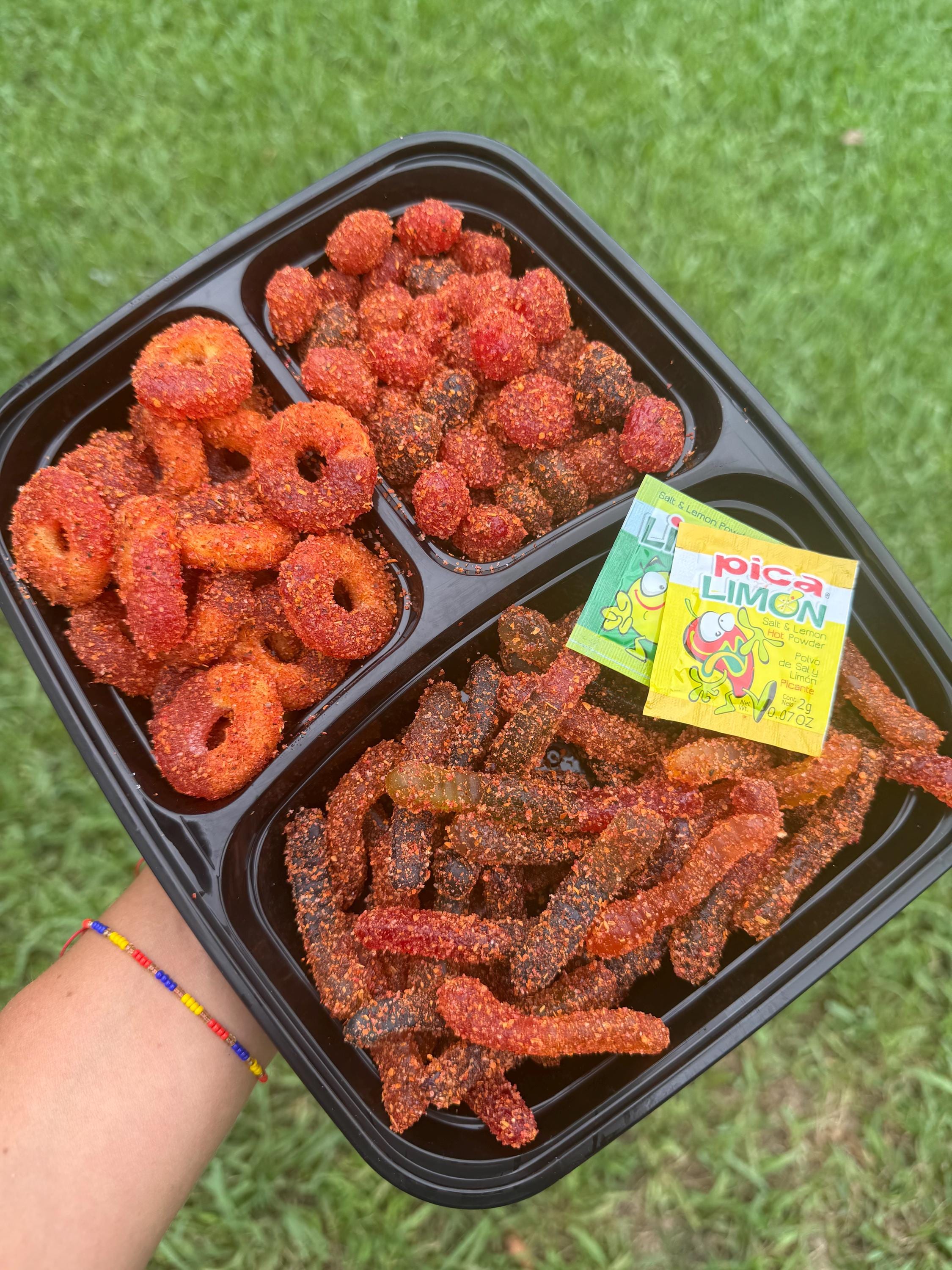 Pika Trio Platter|chamoy Candy|dulces Enchilados|tajin - Etsy
