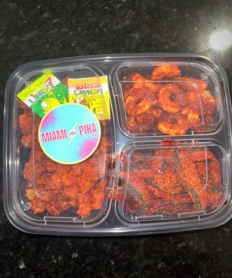 Pika Trio Platter|chamoy Candy|dulces Enchilados|tajin - Etsy