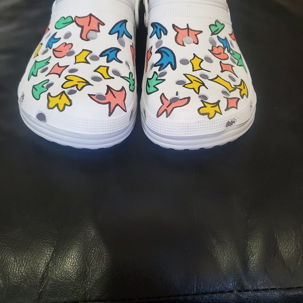 Hand Painted Clogs - Etsy