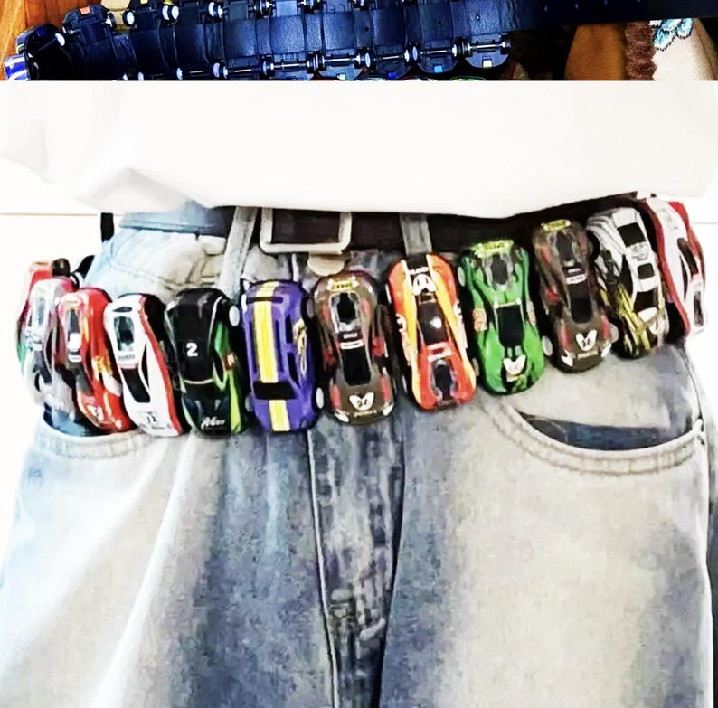 Sonicthemepark Toy Race Car Belt Unisex Linkable / Extendable - Etsy