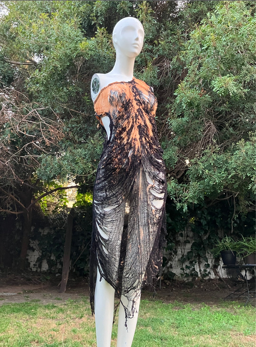 Reversible Hand Shredded / Bleached Tank Unisex - Etsy