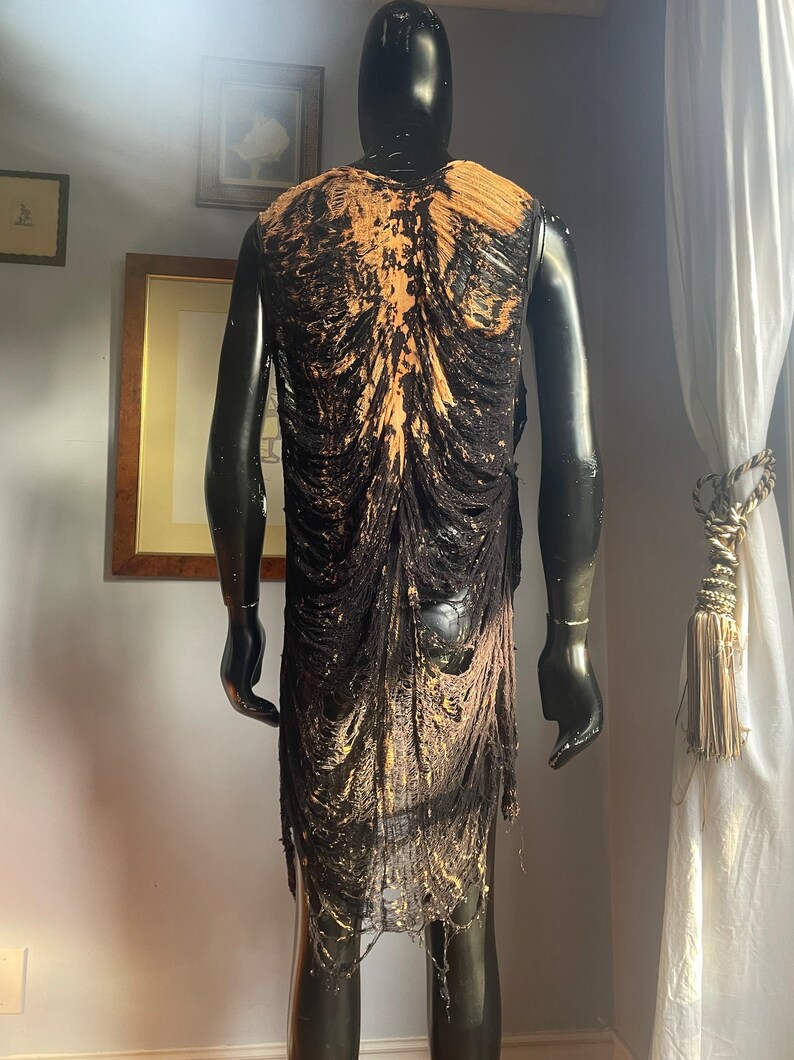 Reversible Hand Shredded / Bleached Tank Unisex - Etsy