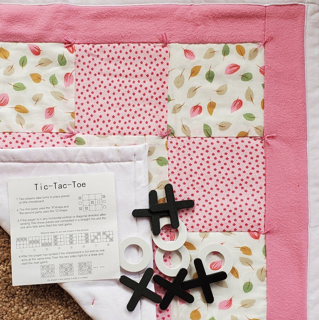 Tic-tac-toe Game Mat - Etsy