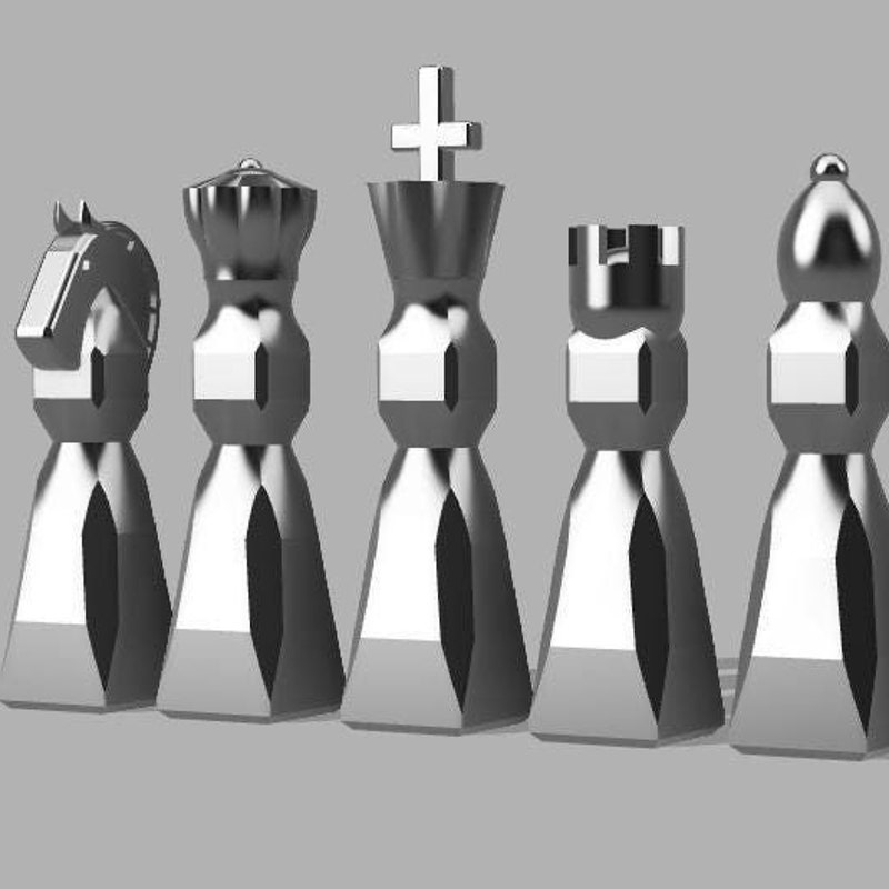 3d Printed Chess Set - Etsy