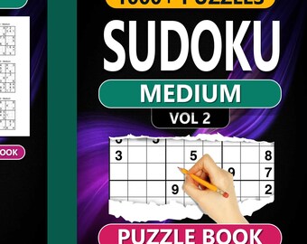 1000 Sudoku Puzzle Vol.#1 | Printable Pages | Puzzles for Adults and ...
