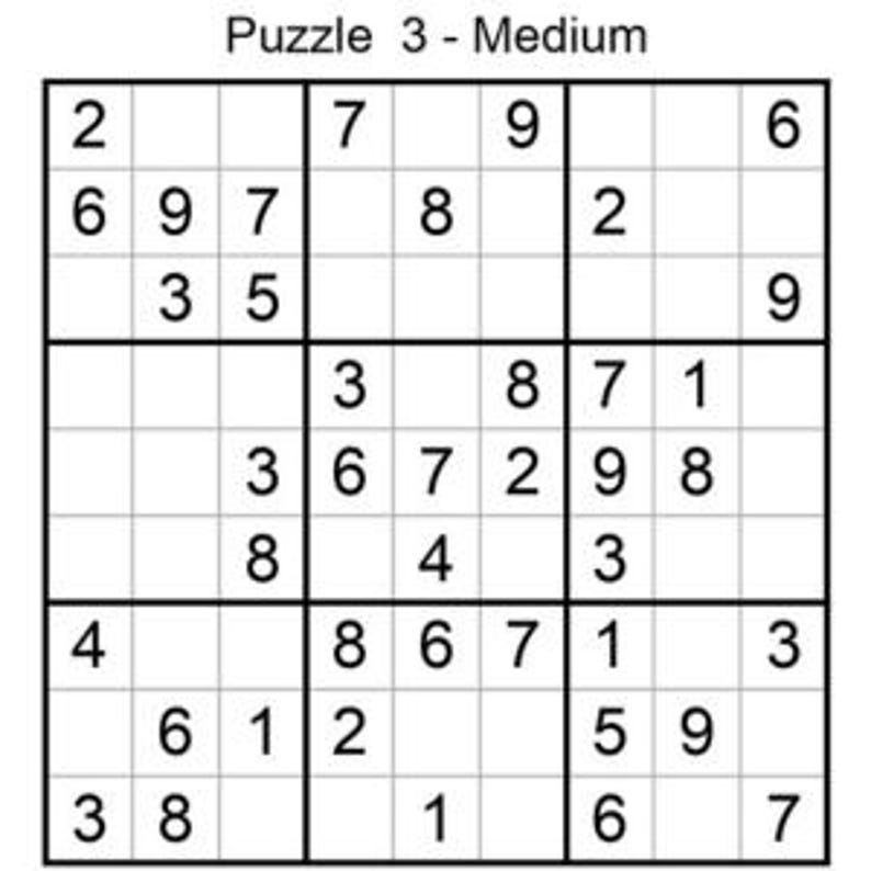 1000 Sudoku Puzzle Vol.#1 | Printable Pages | Puzzles for Adults and ...