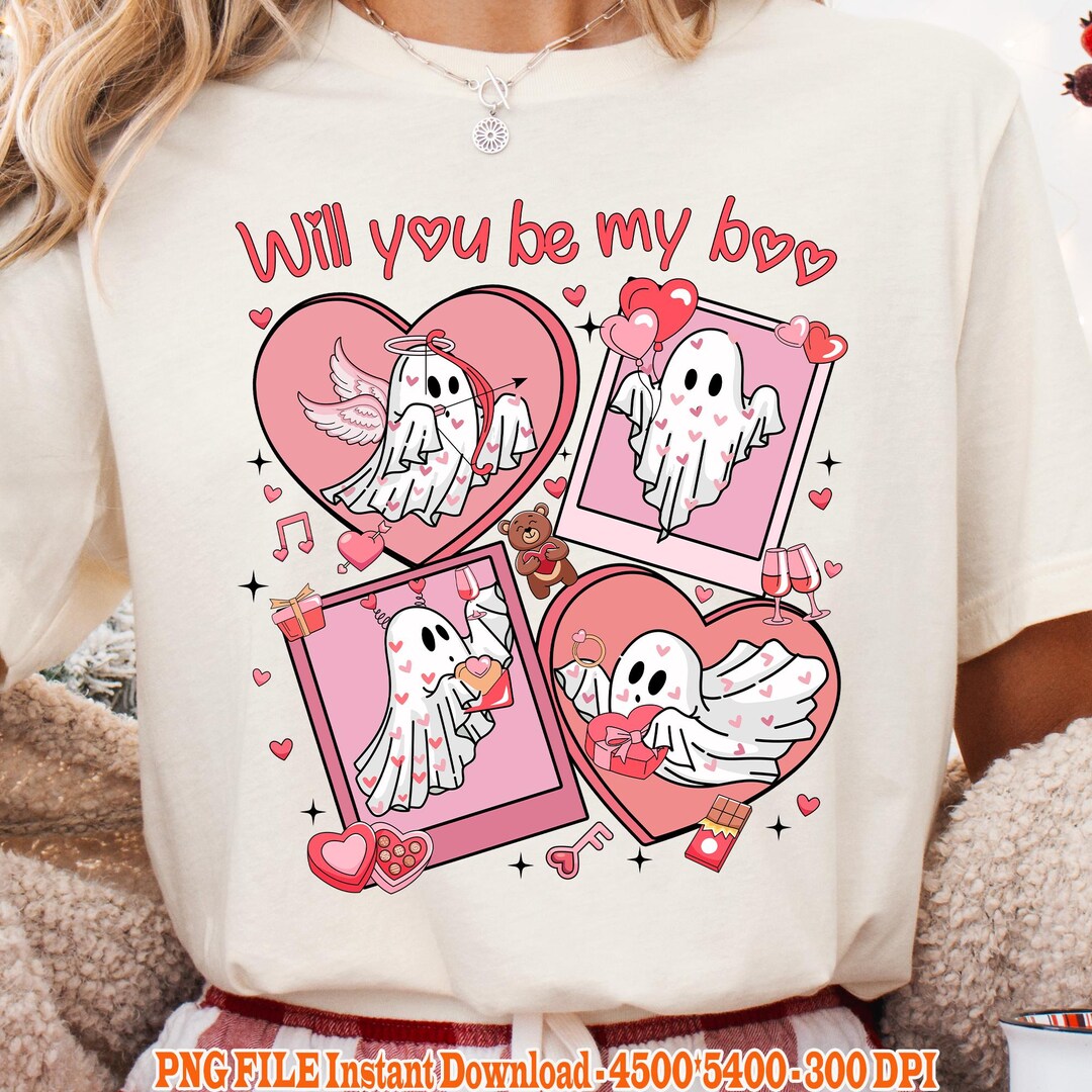Will You Be My Boo PNG, Happy Valentine Png, Valentine's Day Png, Be My ...
