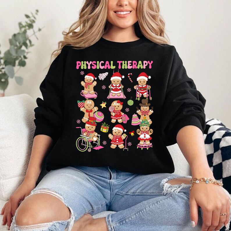 Physical Therapy Gingerbread Png, Physical Therapy Christmas Png, Merry ...