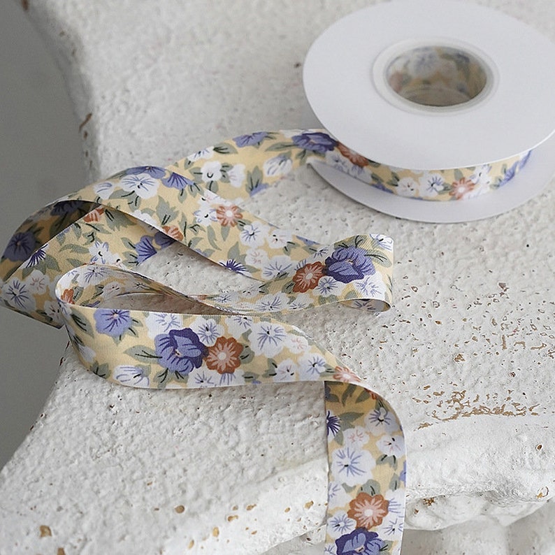 Small Flower Ribbons for Packaging, Gift Box Ribbons, Bow Jacquard ...