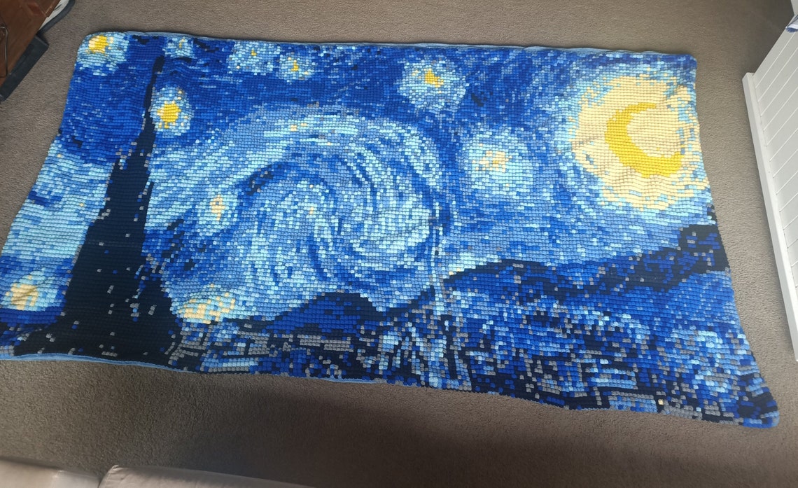 The Starry Night Crochet Pattern, PDF Pattern, Download, Crochet ...