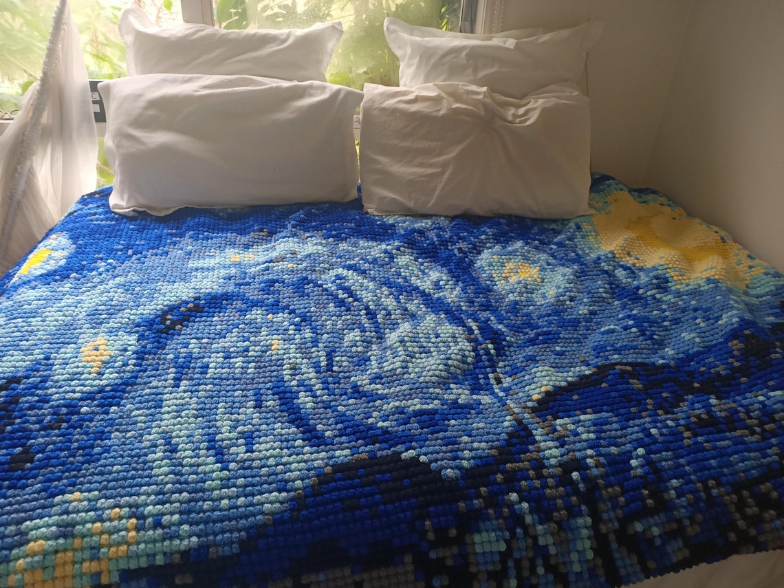 The Starry Night Crochet Pattern, PDF Pattern, Download, Crochet ...