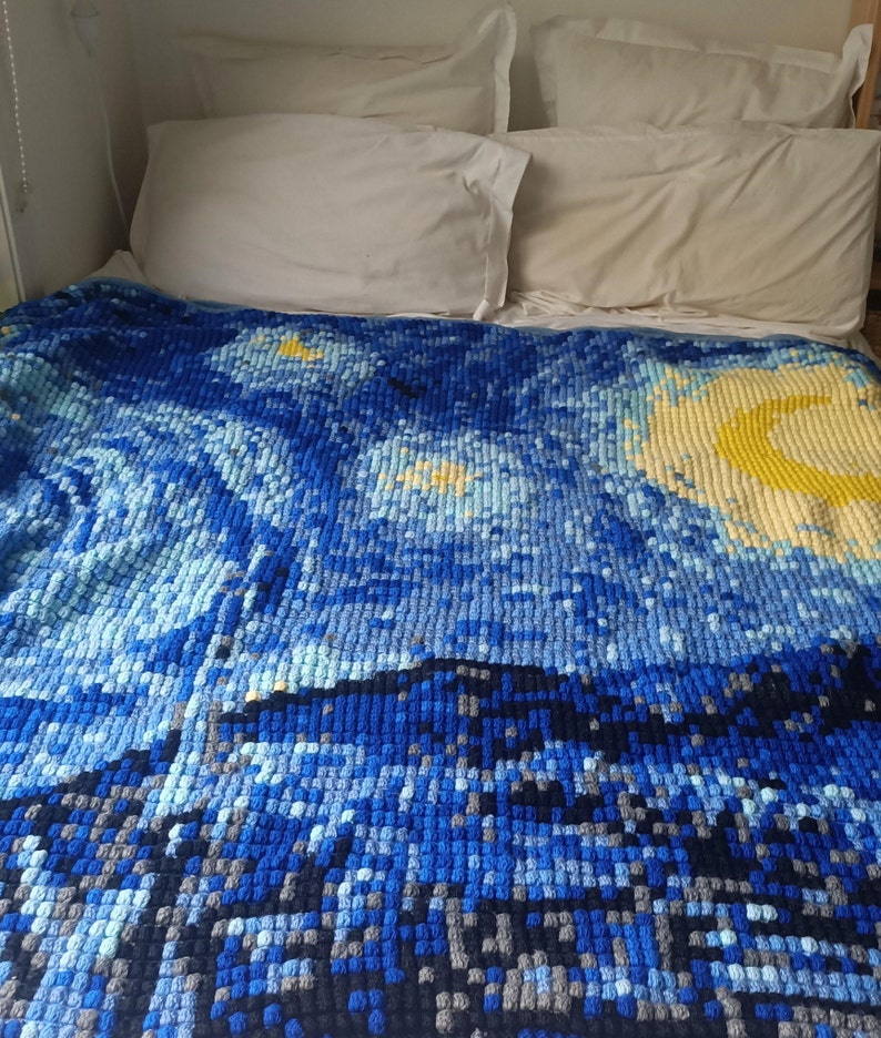 The Starry Night Crochet Pattern, PDF Pattern, Download, Crochet ...