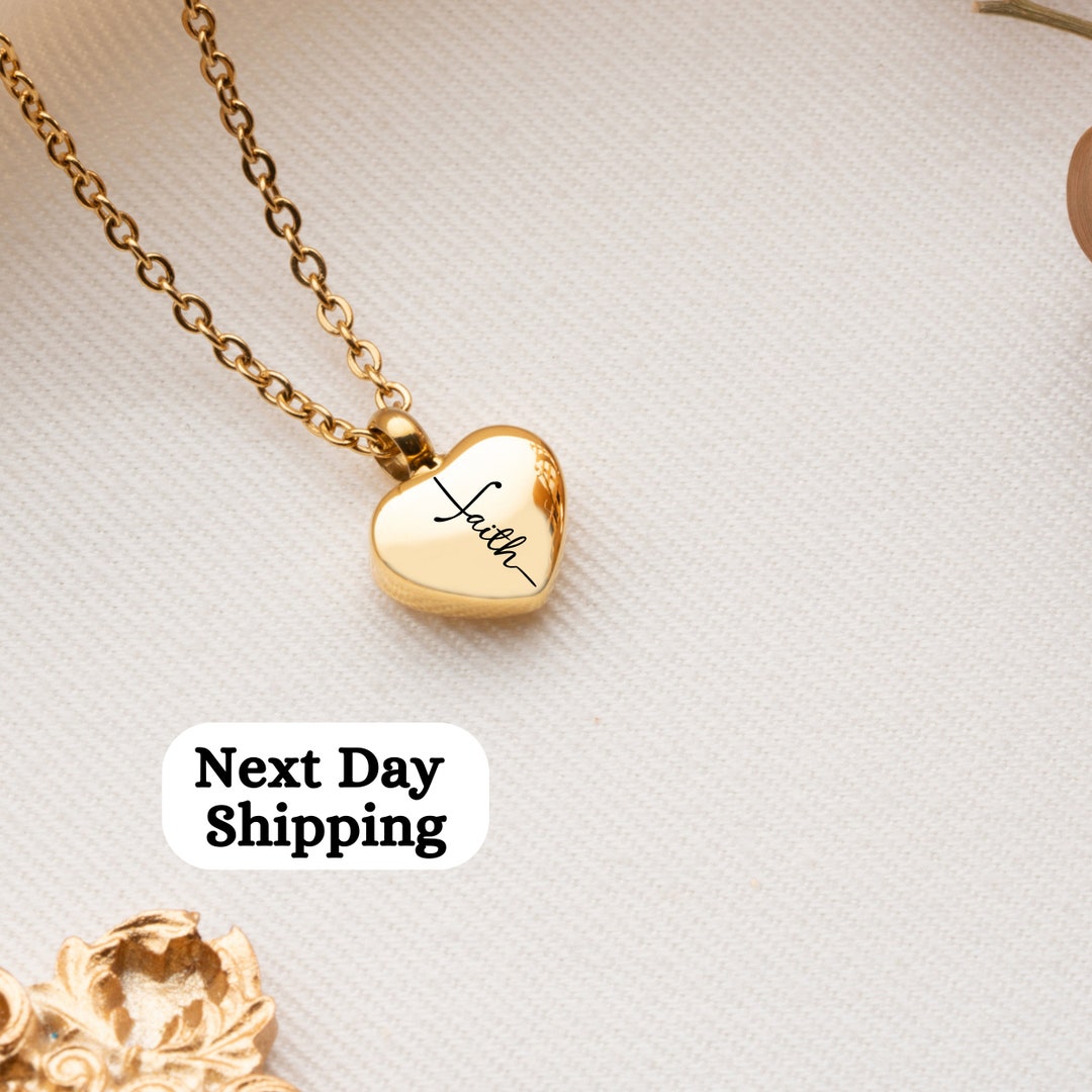 Personalized Cremation Urn Necklace Handmade Gift Loss of - Etsy