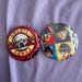 Handmade 2.25in Rock Band Button Pins Vintage One of a Kind Made From ...