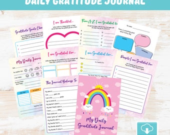 Gratitude Journal for Kids - Etsy
