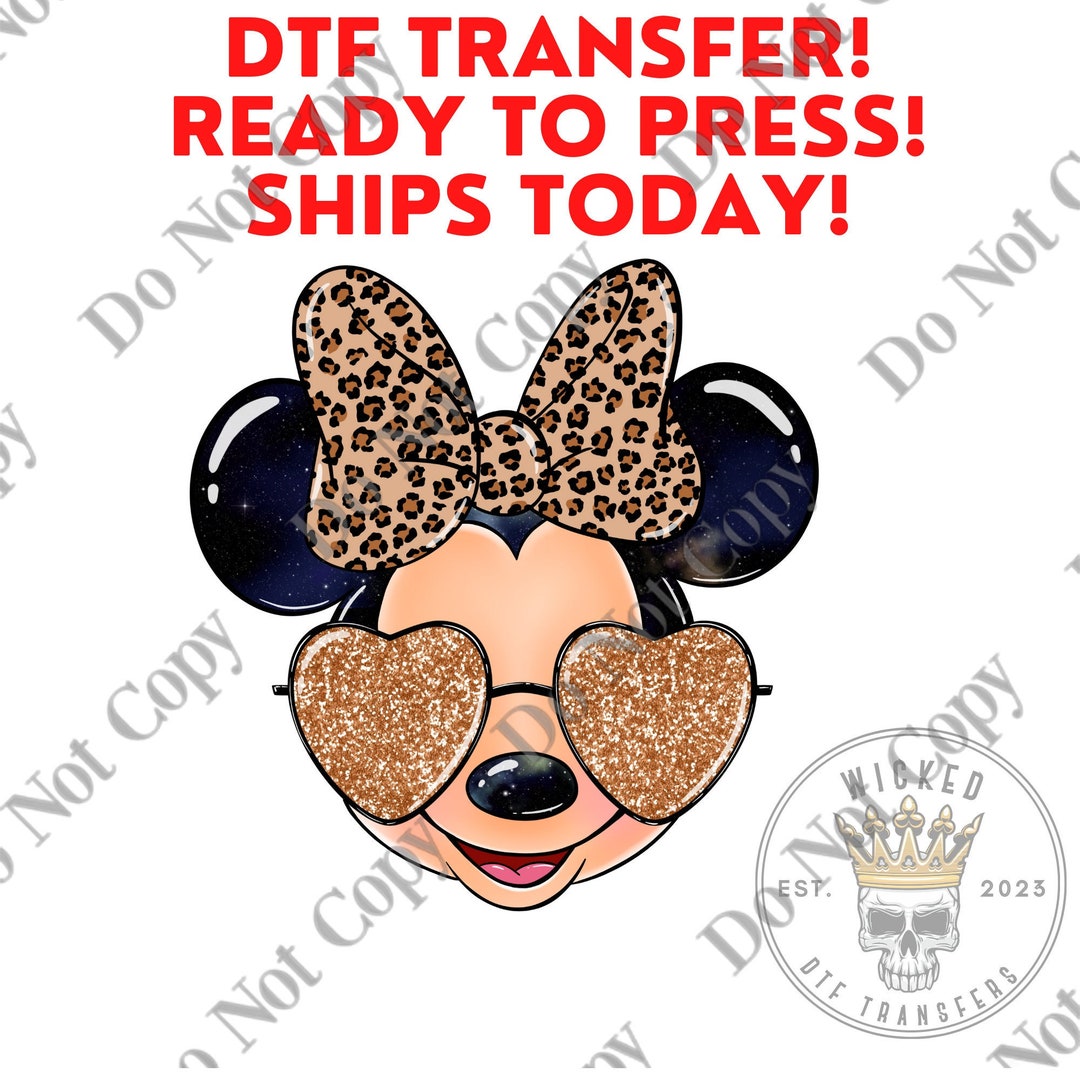Ready to Press Retro Disney Cold Peel DTF Transfers Disney - Etsy
