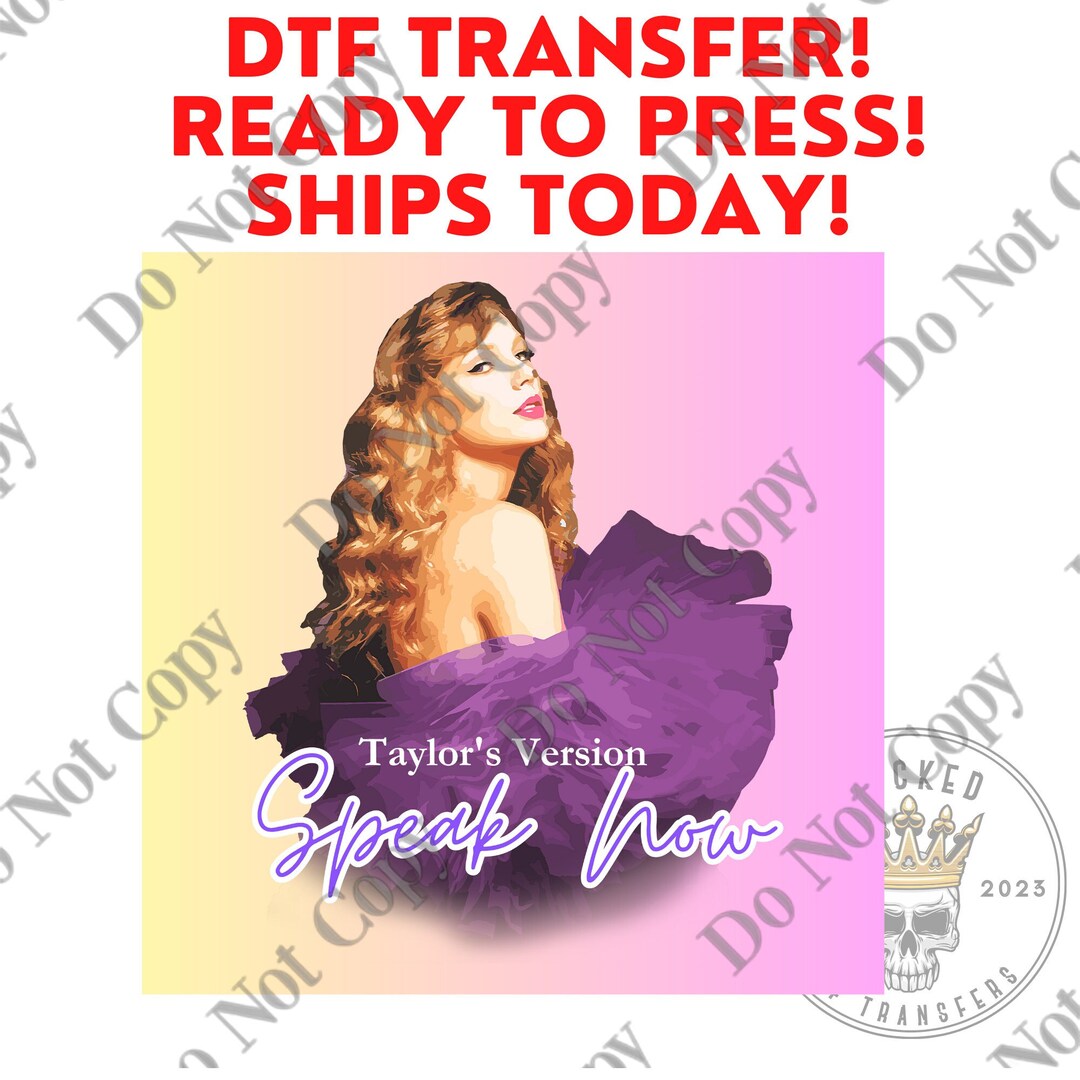 Taylor Swift the Eras Tour DTF Transfers, Taylor Swift DTF Transfer ...