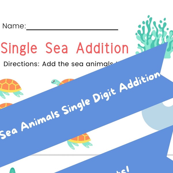 Math Worksheets - Etsy