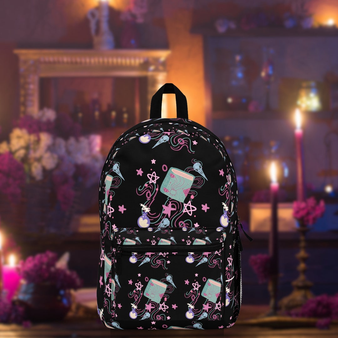 Pastel Witch Backpack - Gothic Occult Fashion Bag - Wiccan & Pagan ...