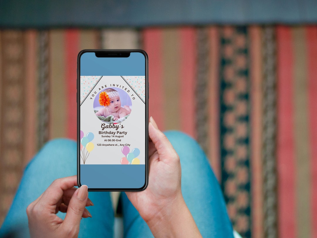 Downloadable Animated Children's Birthday Invitation - Etsy