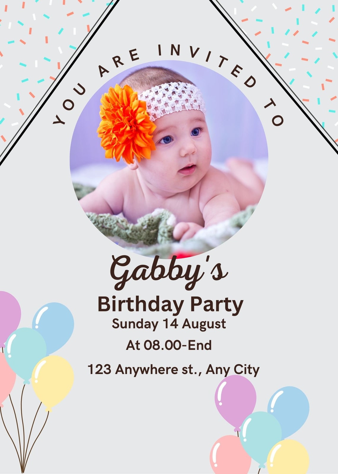 Downloadable Animated Children's Birthday Invitation - Etsy