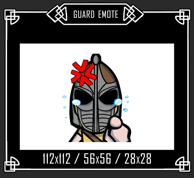 Skyrim Guard Emote - Etsy