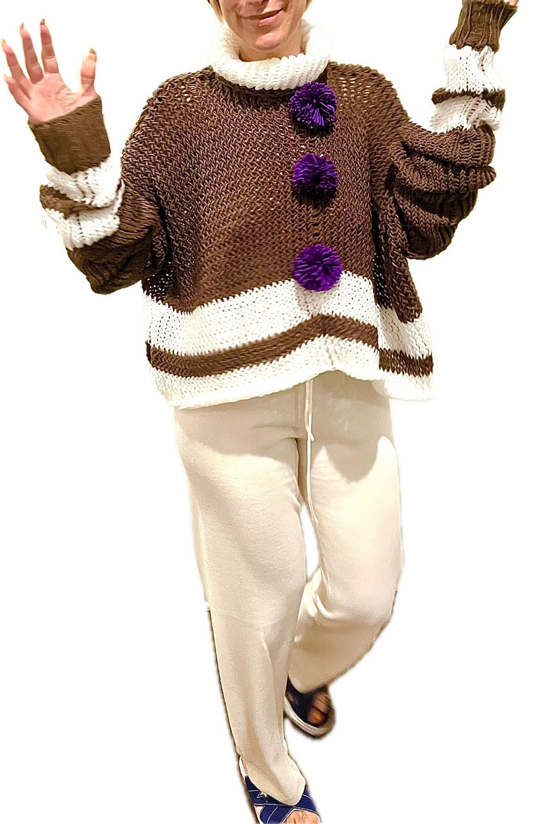 Knit Gingerbread Man Sweater - Etsy