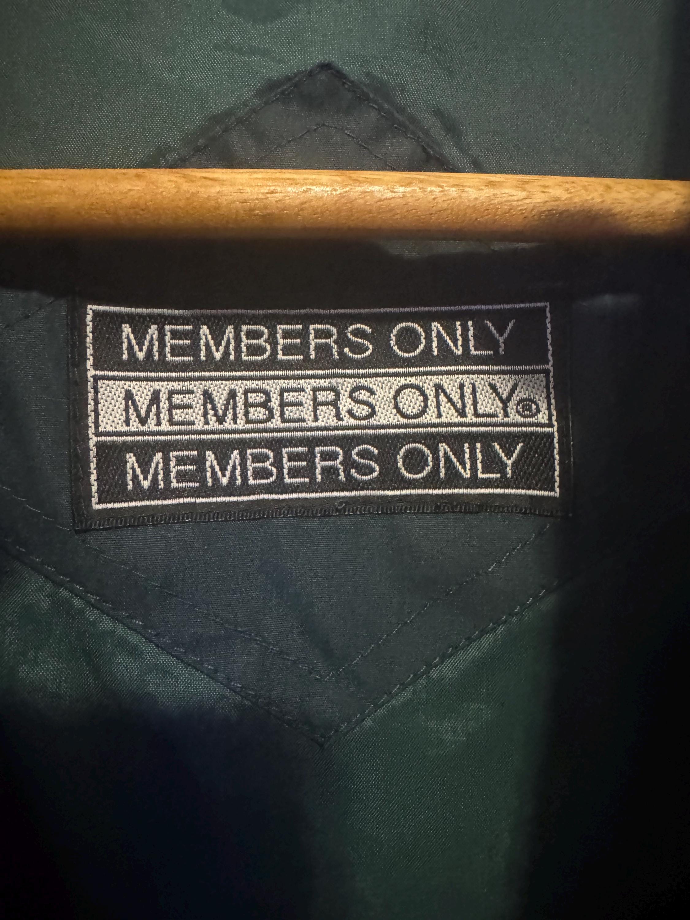 Vintage Members Only Jacket: Retro Bomber Style - Etsy