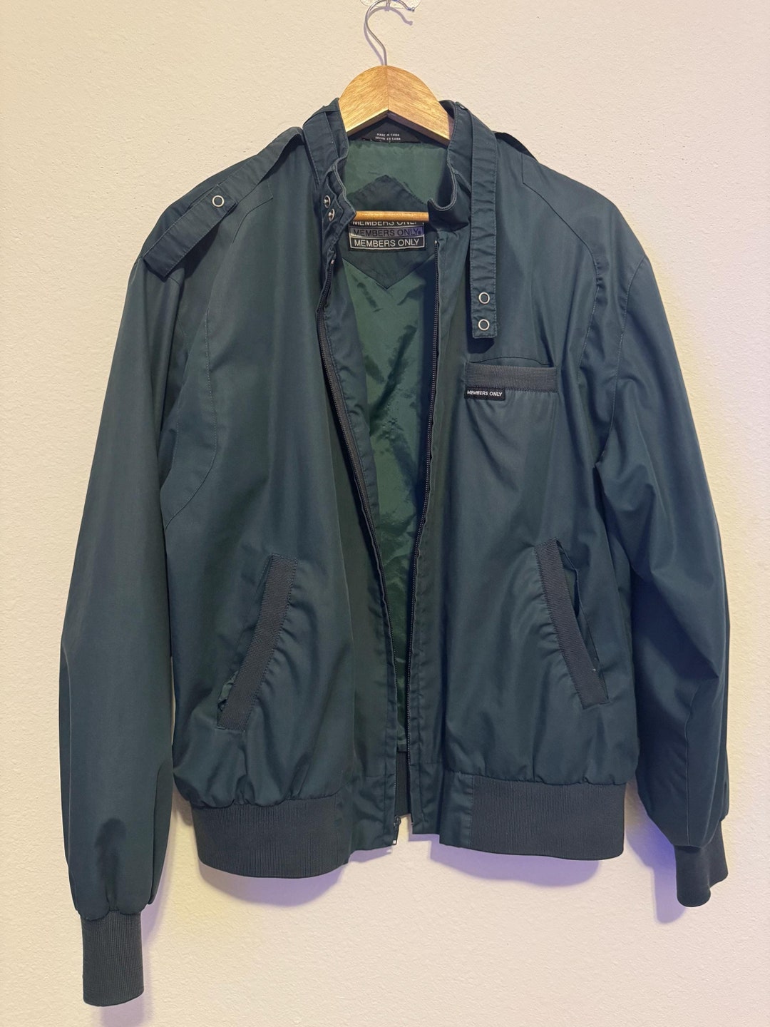 Vintage Members Only Jacket: Retro Bomber Style - Etsy